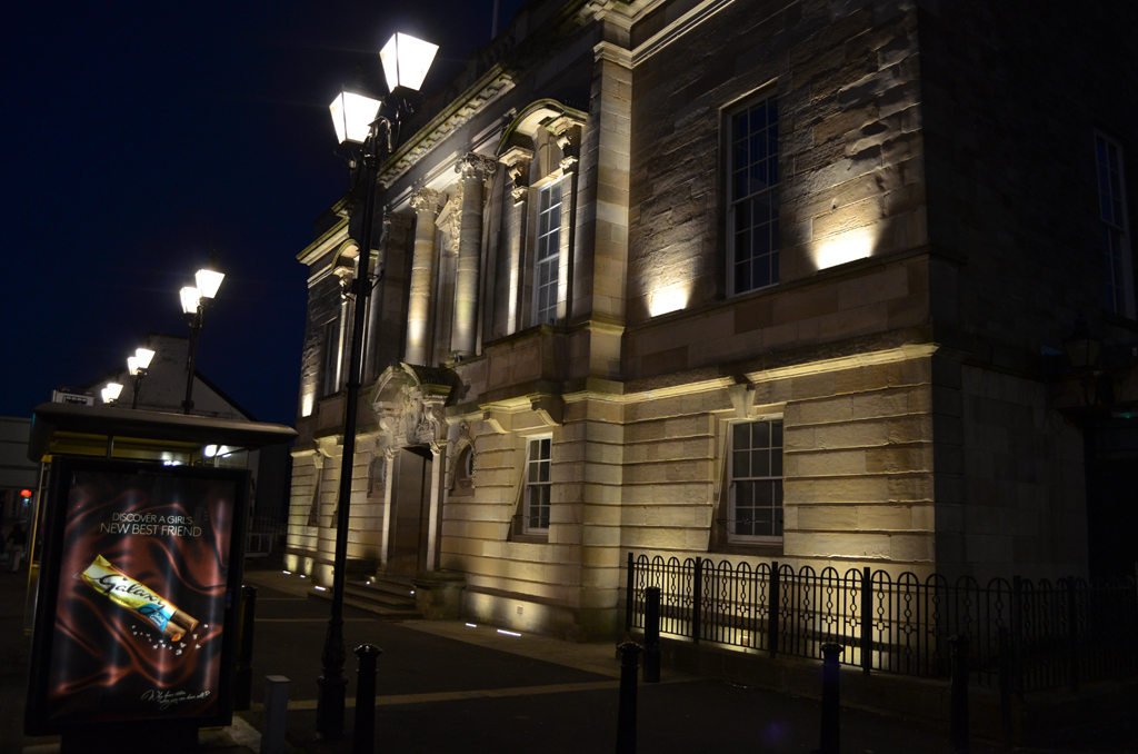 Sir John Wilson Town Hall Airdrie | Nich Smith Lighting Design