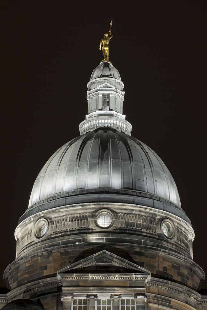 Old College Entrance//Old College Dome | Nich Smith Lighting Design