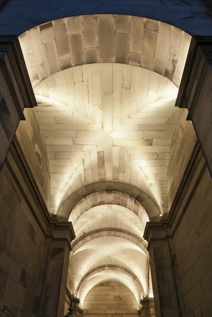 Old College Entrance//Old College Dome | Nich Smith Lighting Design